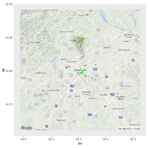 Plotting Geojson Polygons On A Map With R Upstate Data Analysis Showcasing Data Analysis In